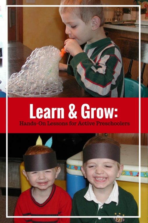 Learn & Grow: Hands-On Lessons for Active Preschoolers | Homeschool ...